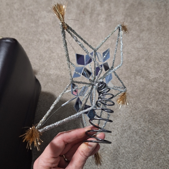 Free People | Holiday | Free People Mirrored Star Tree Topper In Box ...